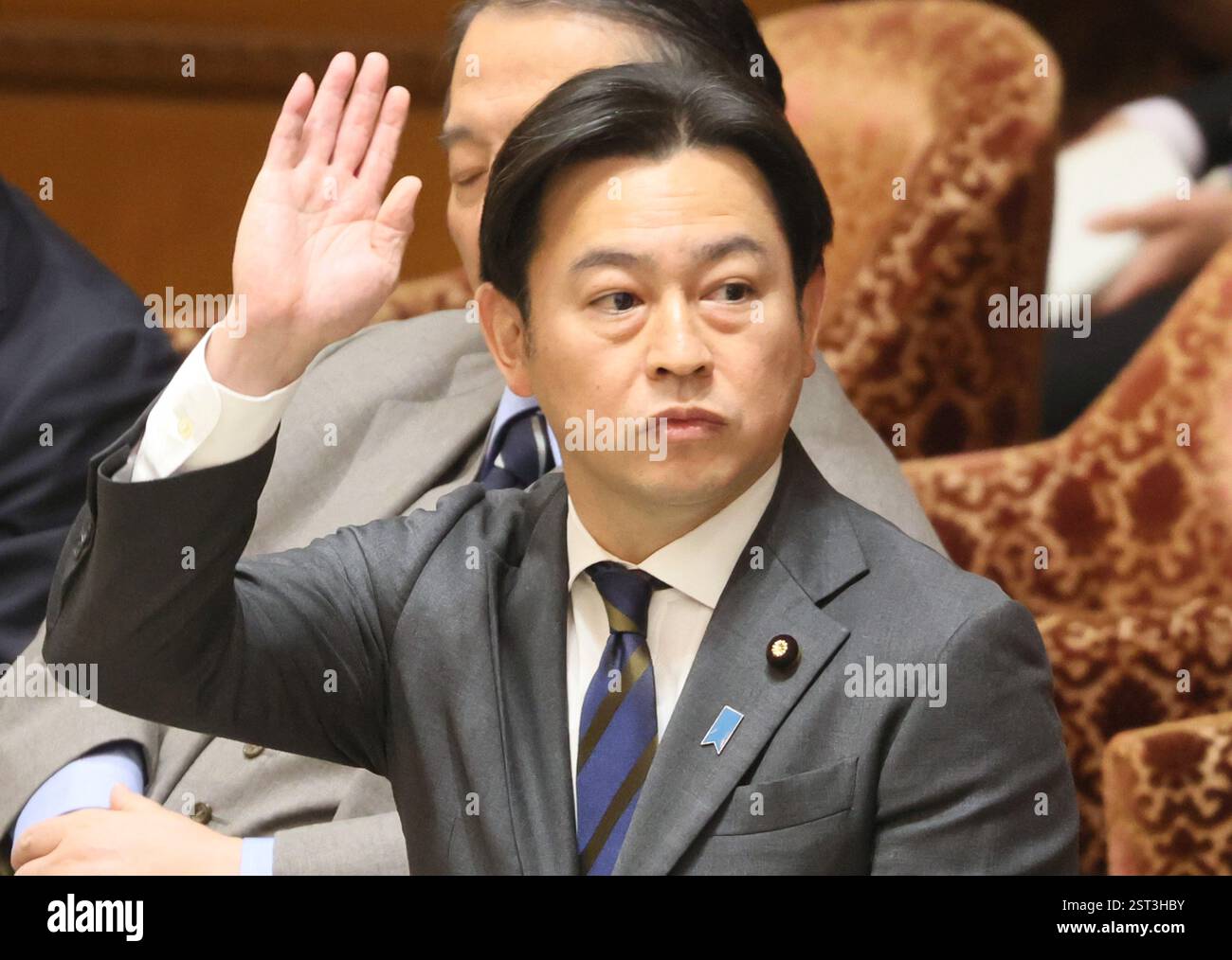 Tokyo, Japan. 17th Feb, 2025. Japanese Health Minister Takamaro Fukuoka ...