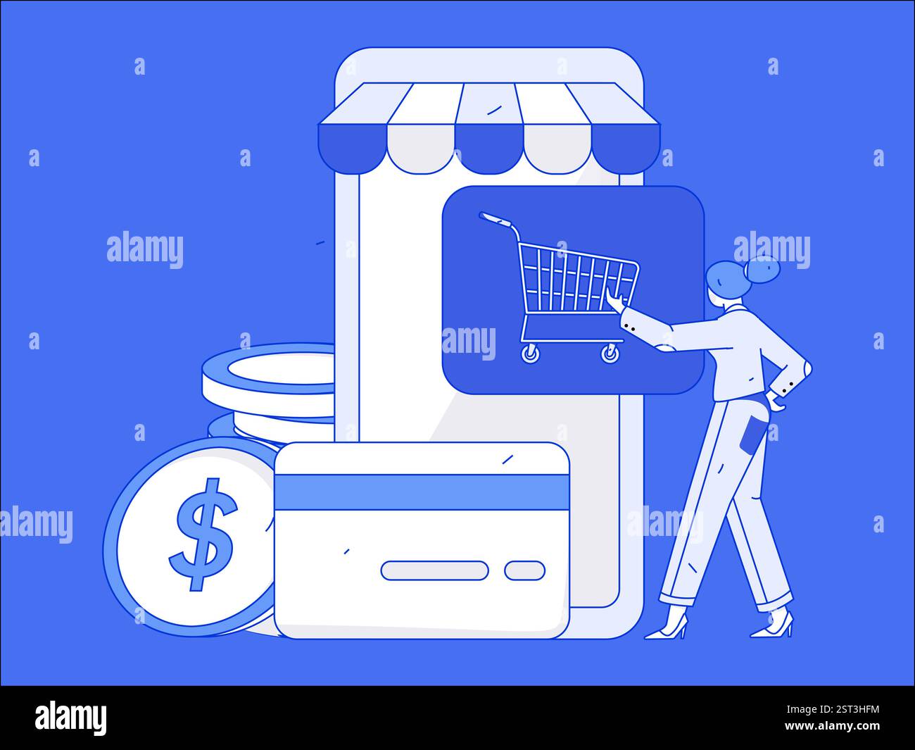 Micro transaction Stock Vector Images - Alamy