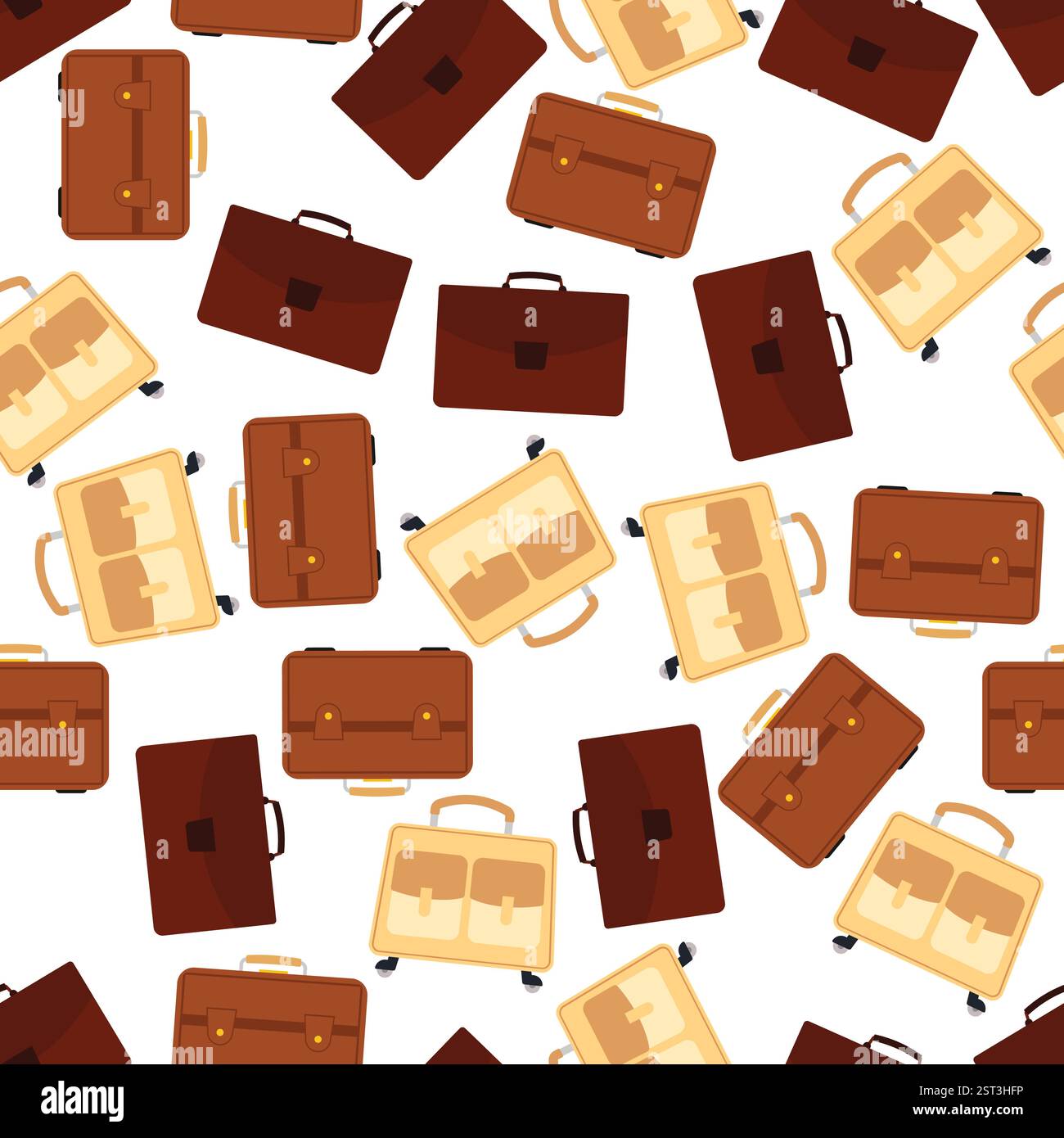 Seamless pattern with travel bag with luggage. Background with suitcase ...