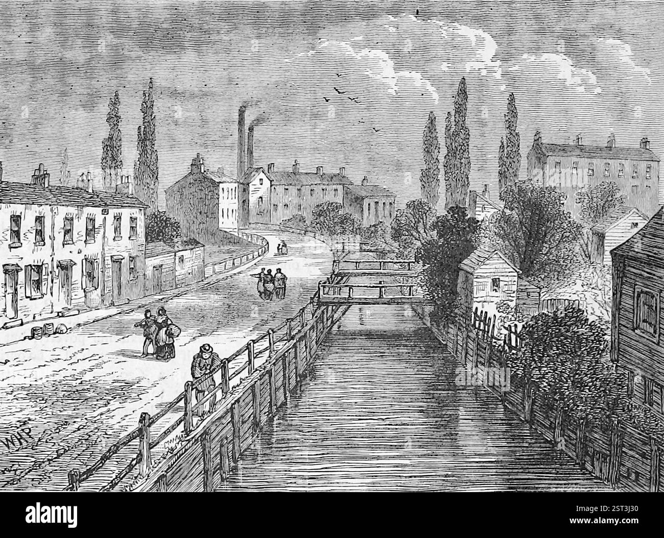 William H. Prior - Battle Bridge in 1810 - Old and New London ...
