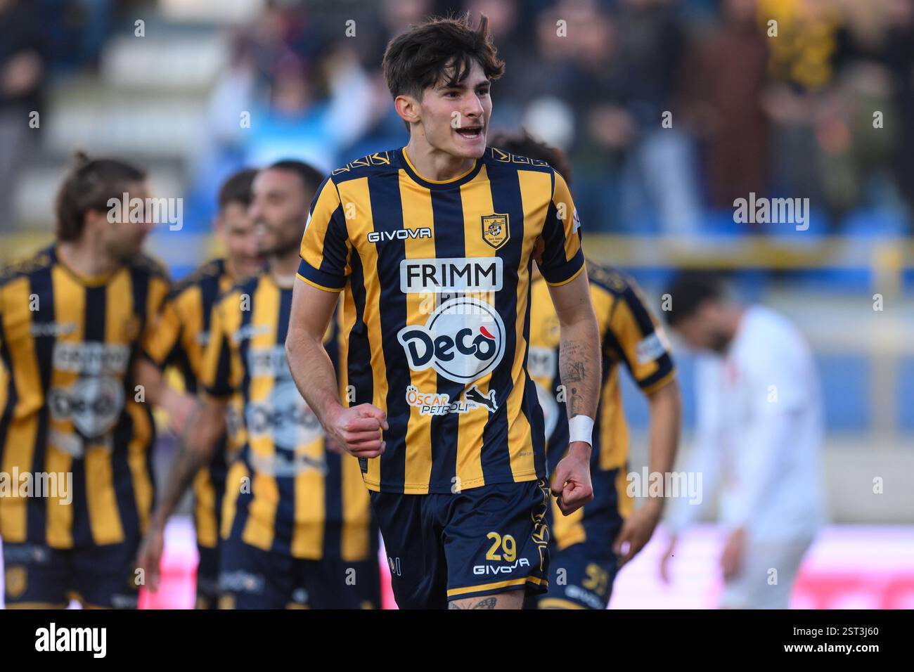 Castellammare di Stabia, Italy. 16th Feb, 2025. Niccolò Fortini of SS ...