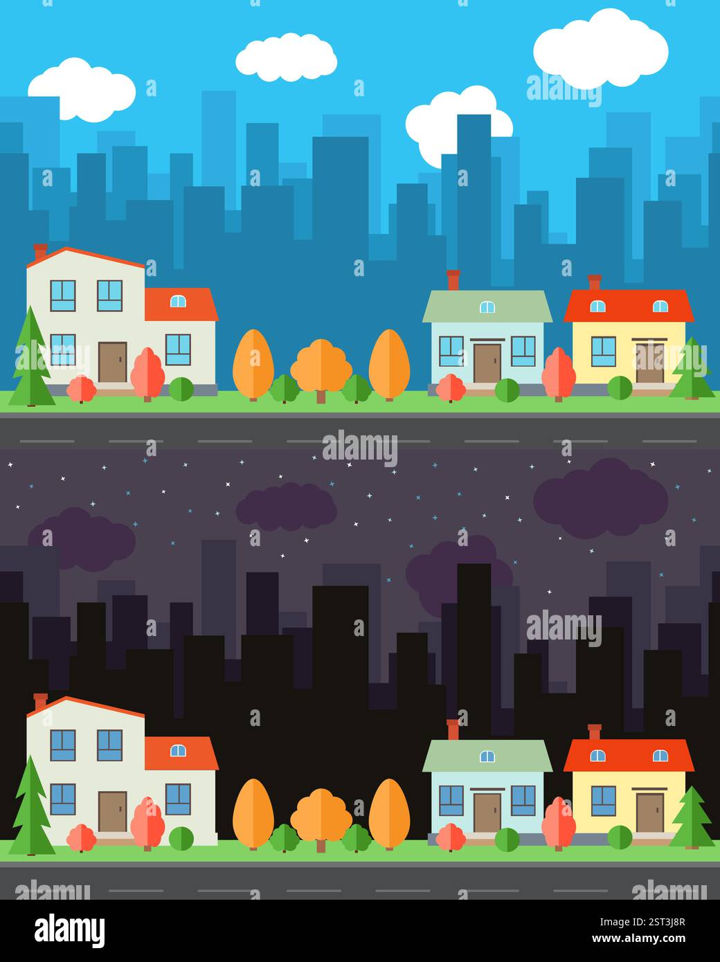 Tree on a skyscraper Stock Vector Images - Alamy