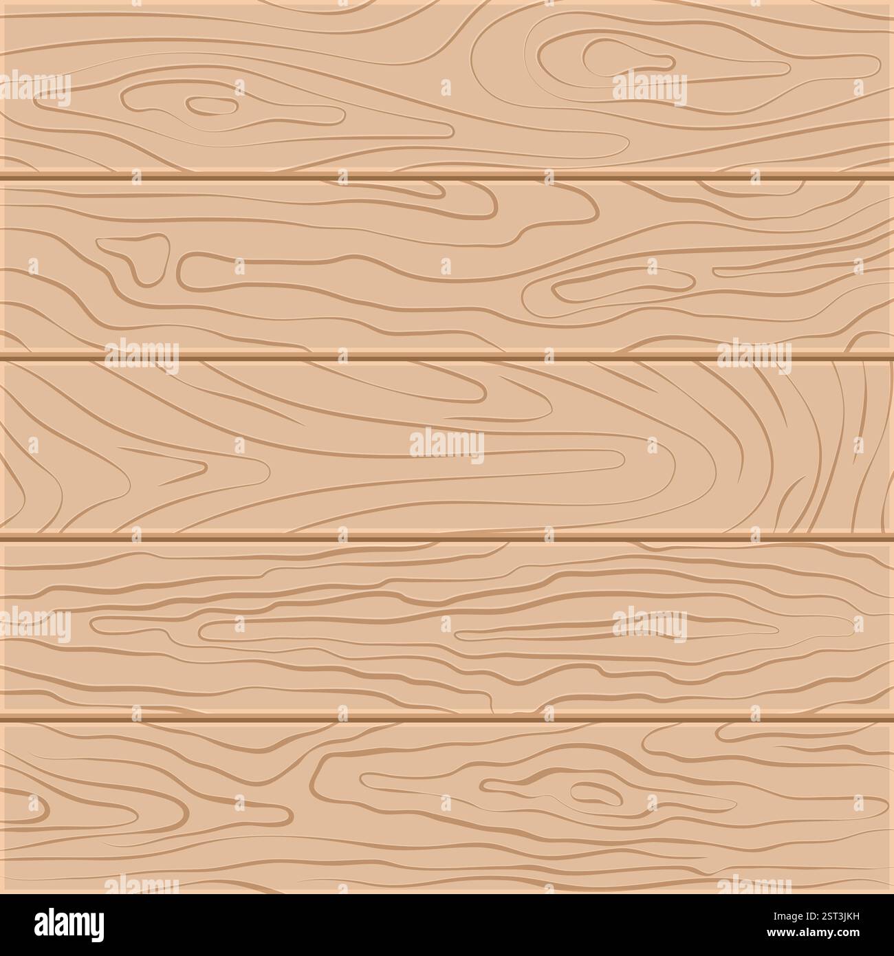 Wood texture background. Five wooden boards in flat design. Vector ...