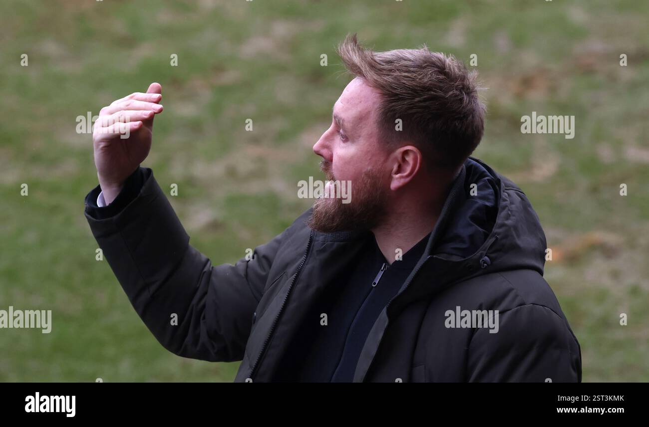 Crawley Town's new maager Rob Elliot during the EFL Sky Bet League One ...