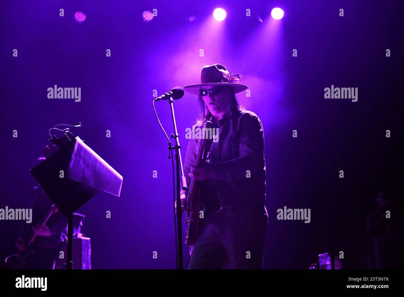 UK. 16th Feb, 2025. LONDON, ENGLAND - FEBRUARY 16: Anton Newcombe of ‘The Brian Jonestown ...