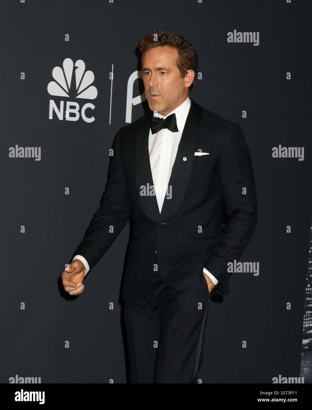 February 16, 2025, New York, New York, USA: Actor RYAN REYNOLDS seen at the arrivals for SNL 50 ...