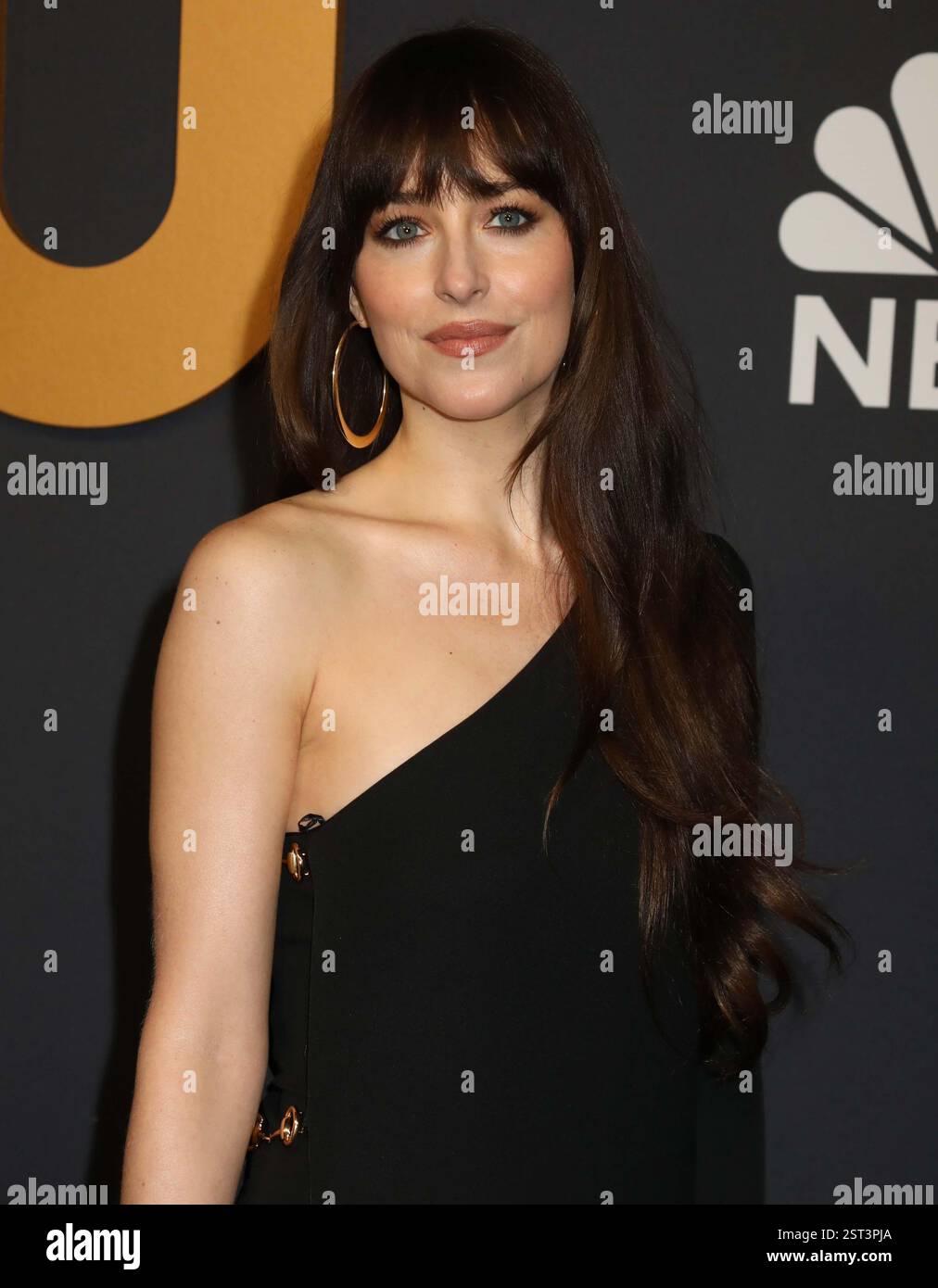 February 16, 2025, New York, New York, USA: Actor DAKOTA JOHNSON seen at the arrivals for SNL 50 ...