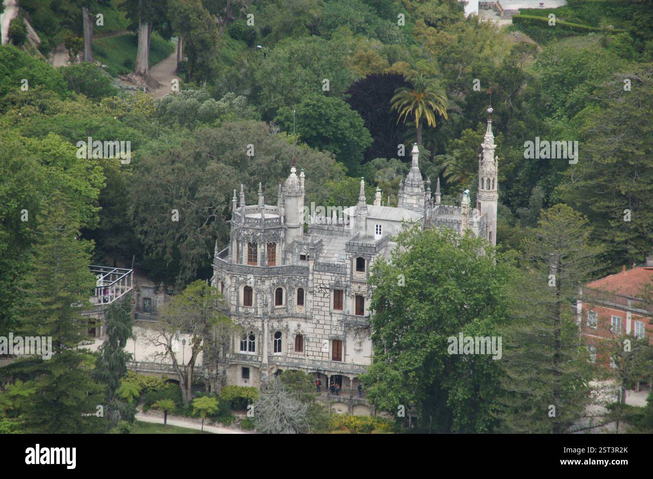 Regaleira Tower, a stunning Neo-Manueline architectural marvel, stands ...