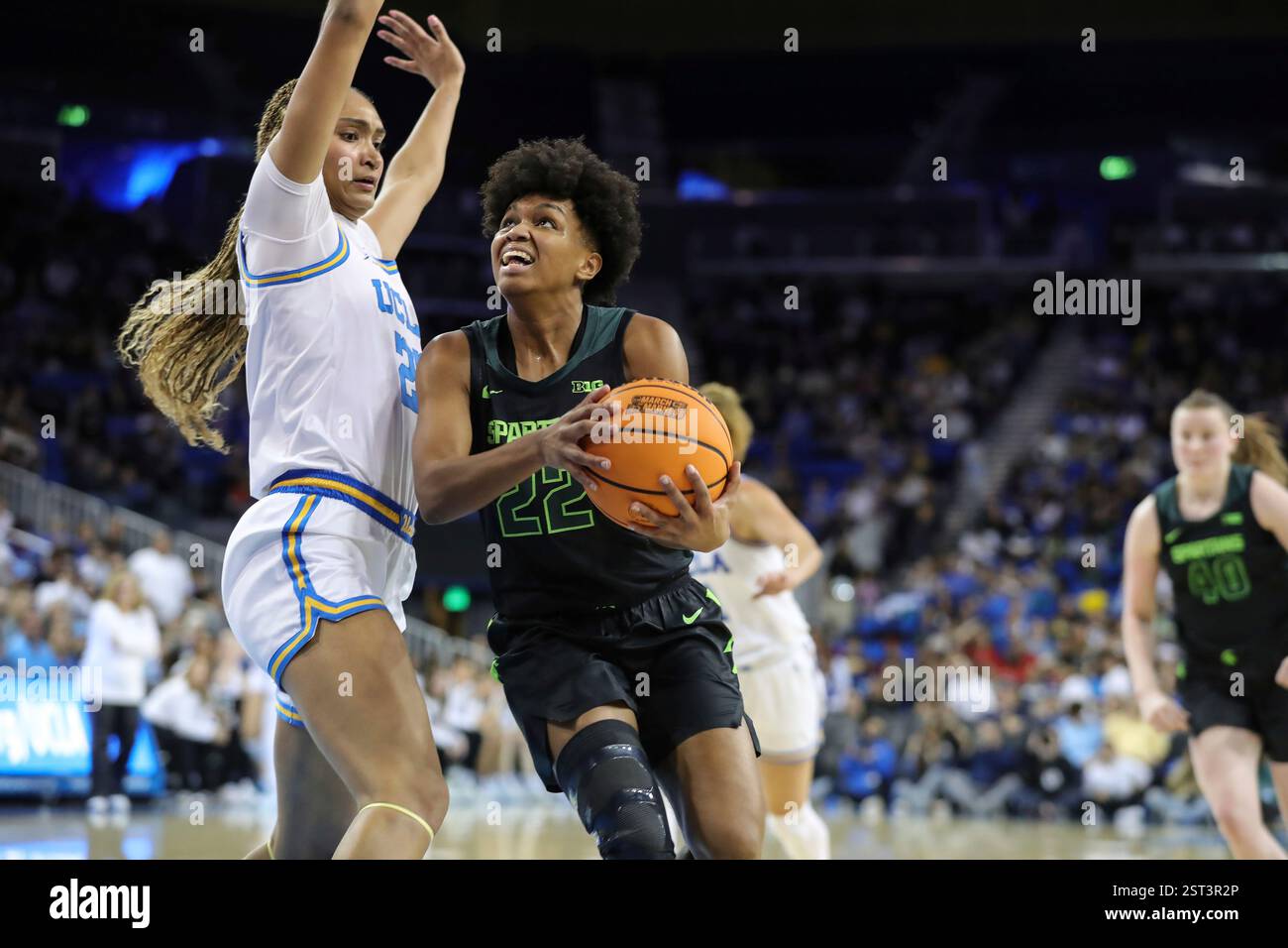 LOS ANGELES, CA - FEBRUARY 16: Michigan State Spartans guard Nyla ...