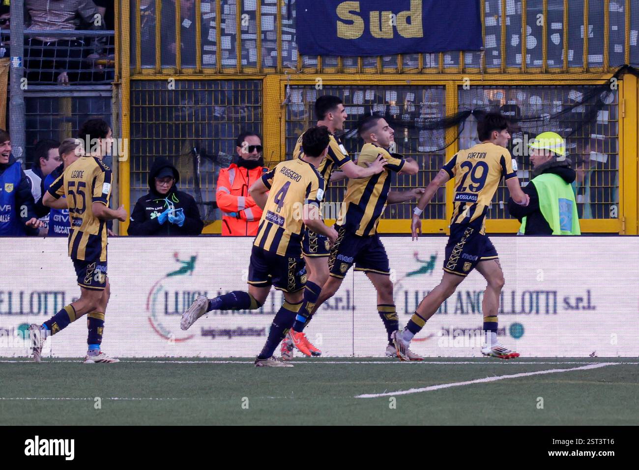 Castellammare di Stabia, Italy. 16th Feb, 2025. Romeo Menti Stadium ...
