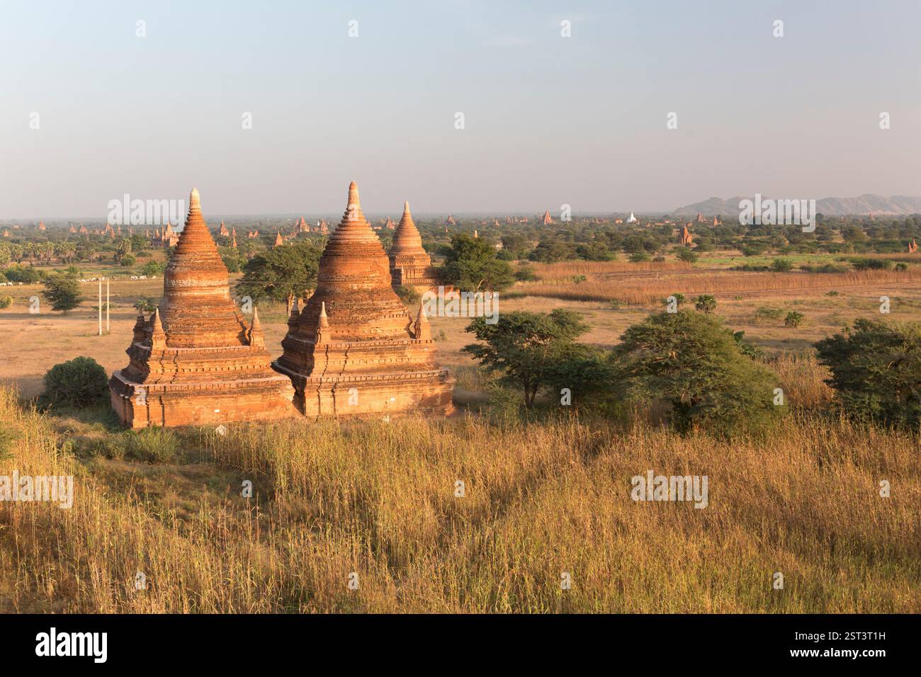Myanmar, Bagan, temples of Bagan near Manuha Stock Photo - Alamy