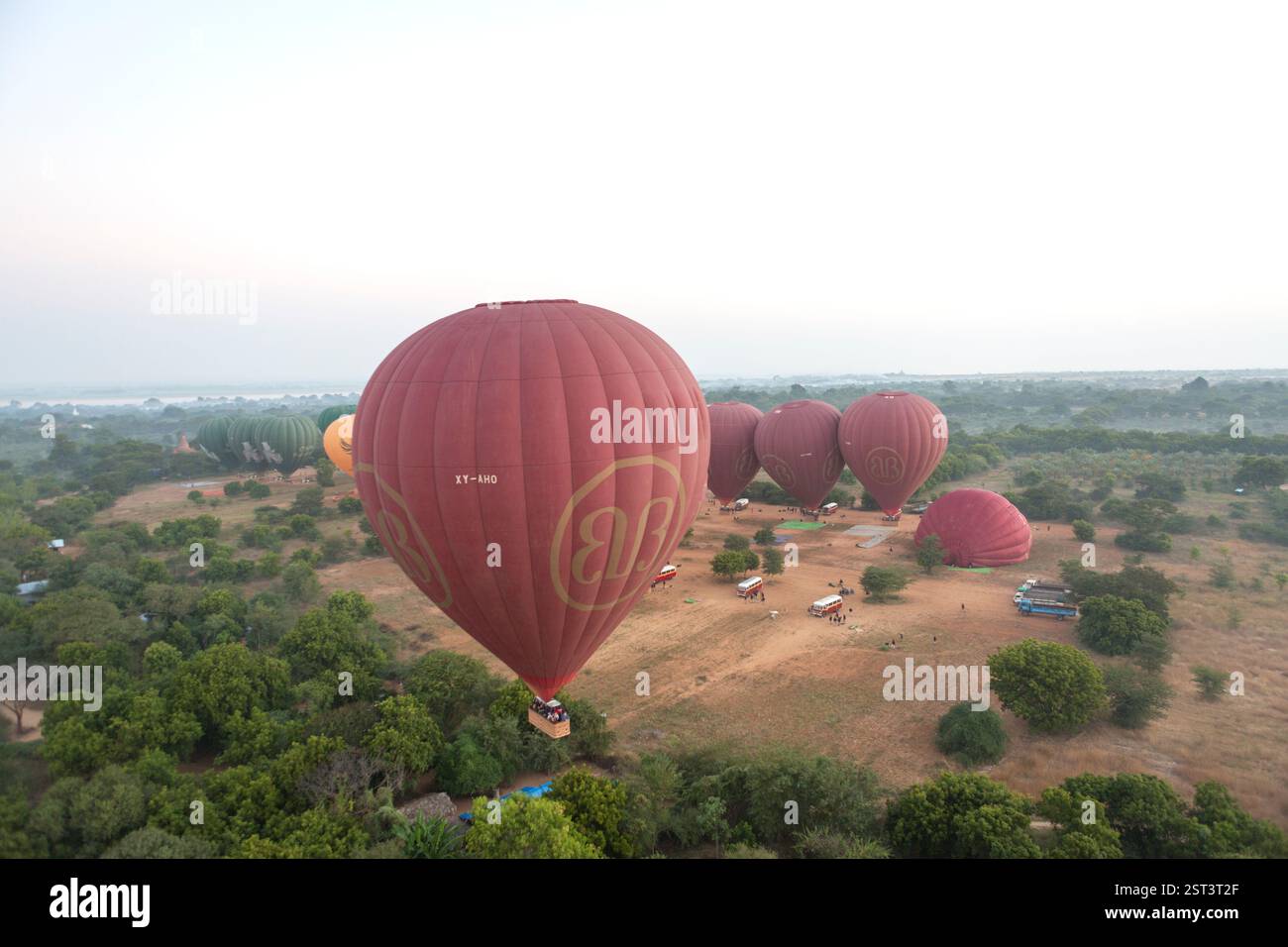 Ballooning over bagan hi-res stock photography and images - Alamy