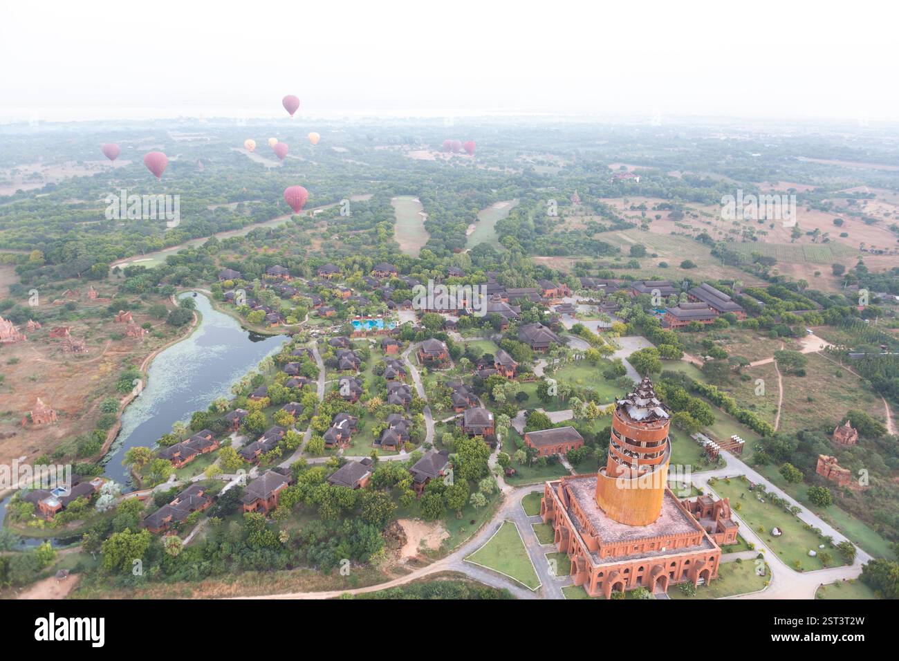 Ballooning over bagan hi-res stock photography and images - Alamy