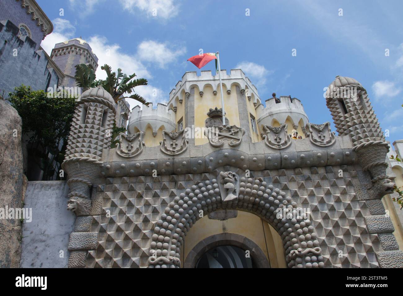 Pena Palace, Sintra, Portugal. A stunning example of Manueline ...