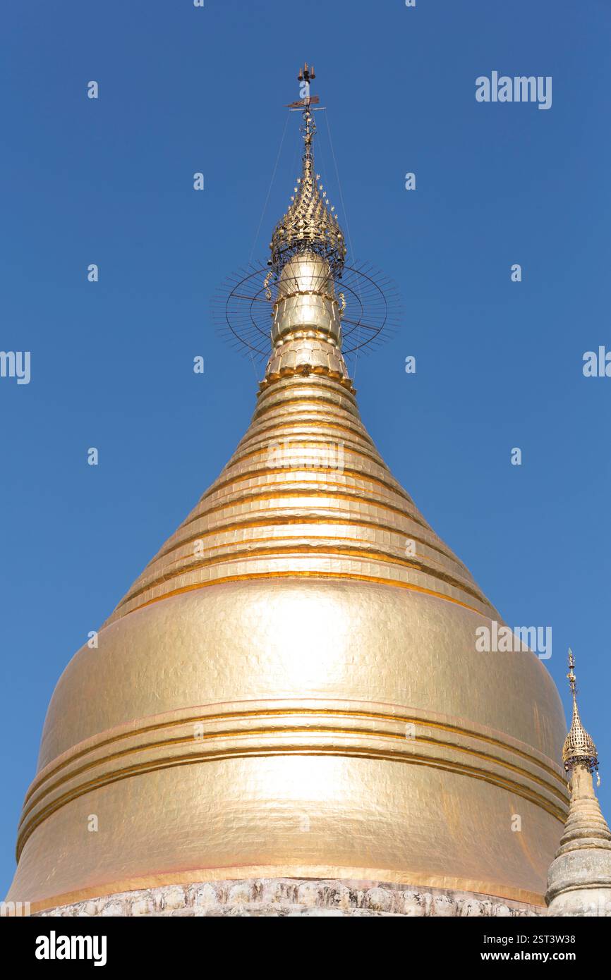 Myanmar, Myinkaba Village just outside Bagan, the main stupa of the ...