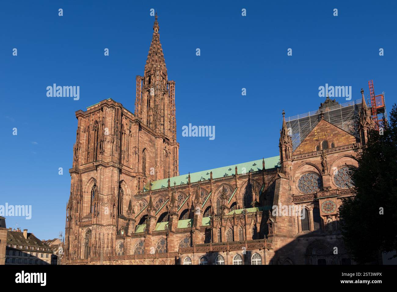 Strasbourg Cathedral de Notre-Dame in city of Strasbourg in Alsace ...