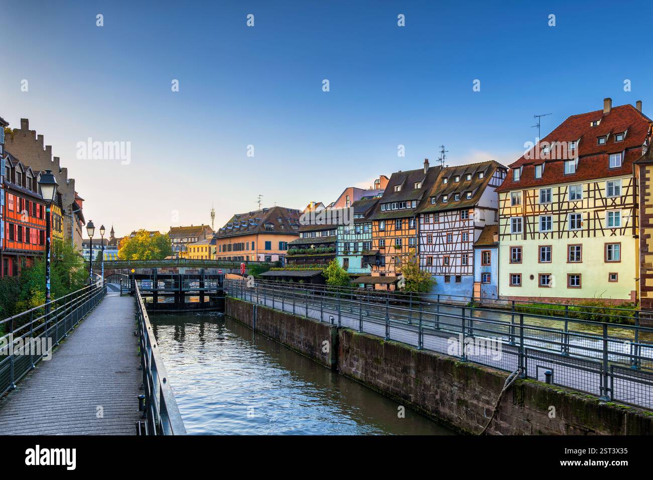 Petite France district in city of Strasbourg in Alsace, France ...