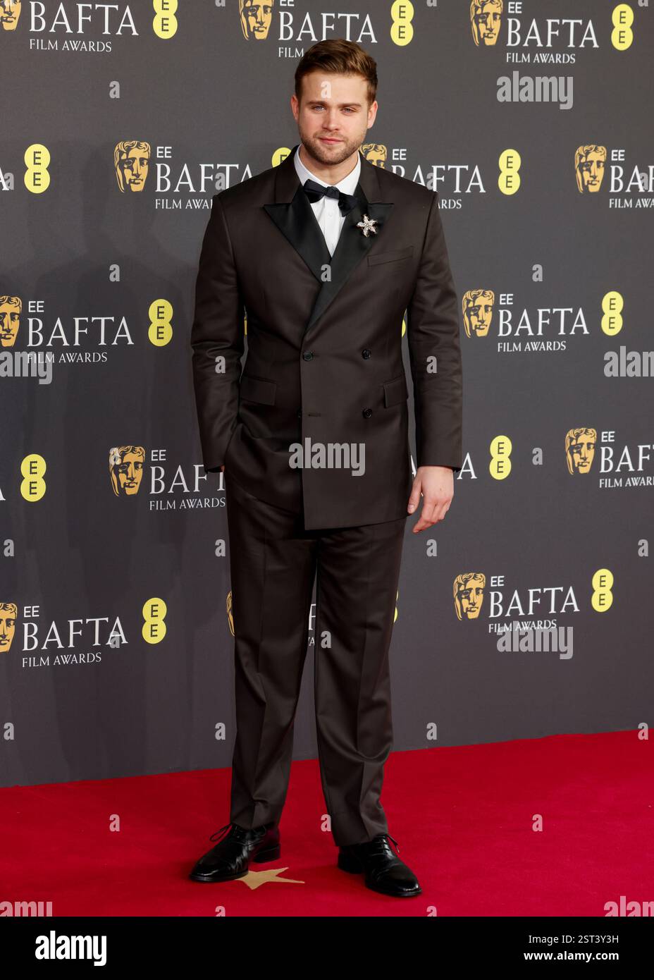 London, UK. 16th Feb, 2025. Leo Woodall at the BAFTA: British Academy ...