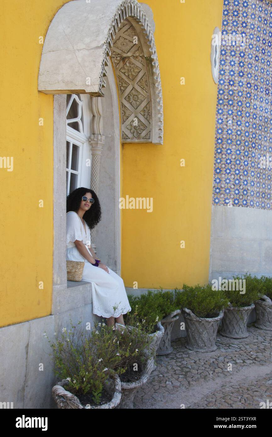 Pena Palace, Sintra: A majestic fairytale castle crowning a verdant hilltop. This Portuguese ...