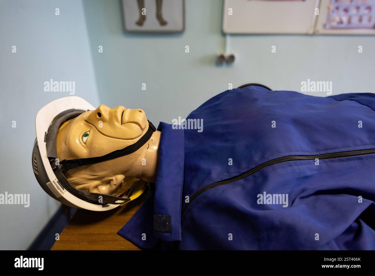 CPR training mannequin in medical class Stock Photo - Alamy