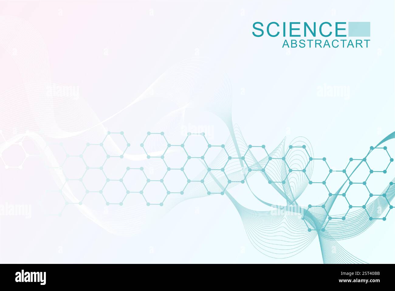 Health care abstract background with lines, dots and hexagons. Medical ...