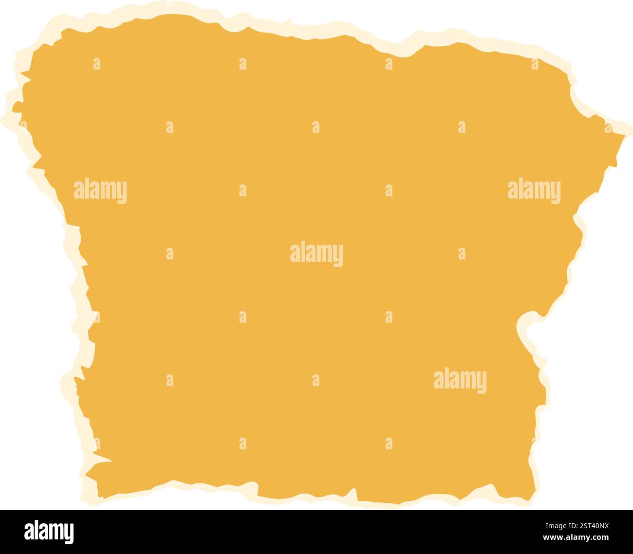 Torn edges paper. Tear sheet pieces. Note uneven texture sticker badge ...