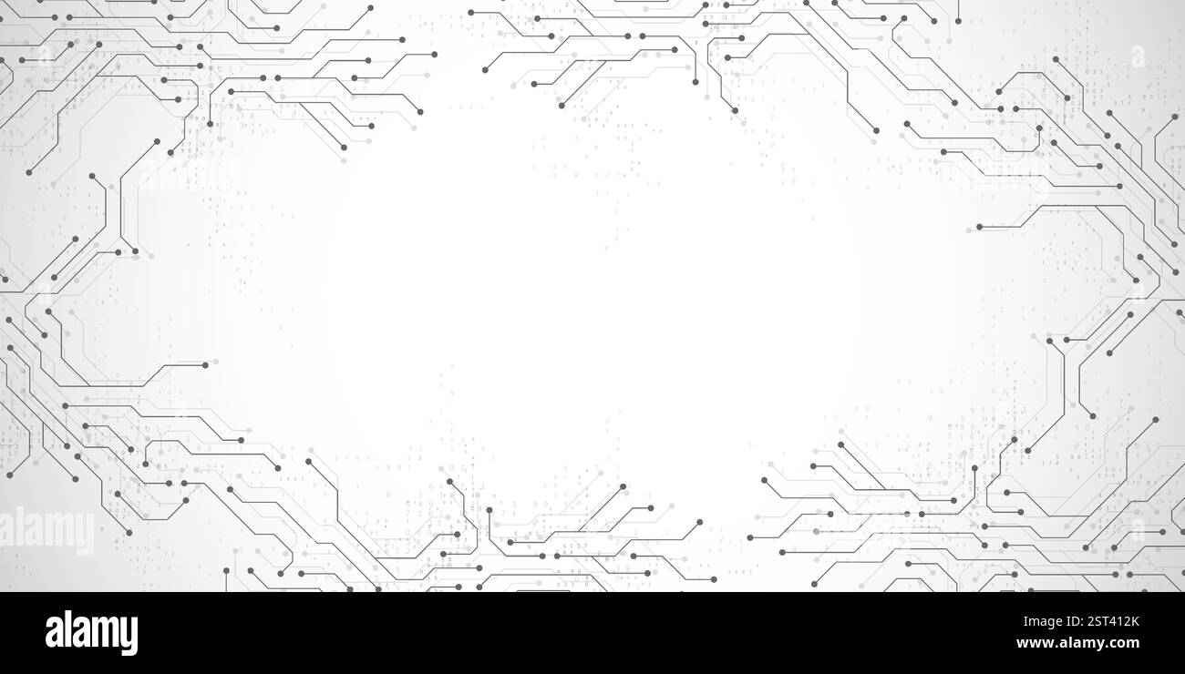 Circuit board digital abstract background. Motherboard technology ...