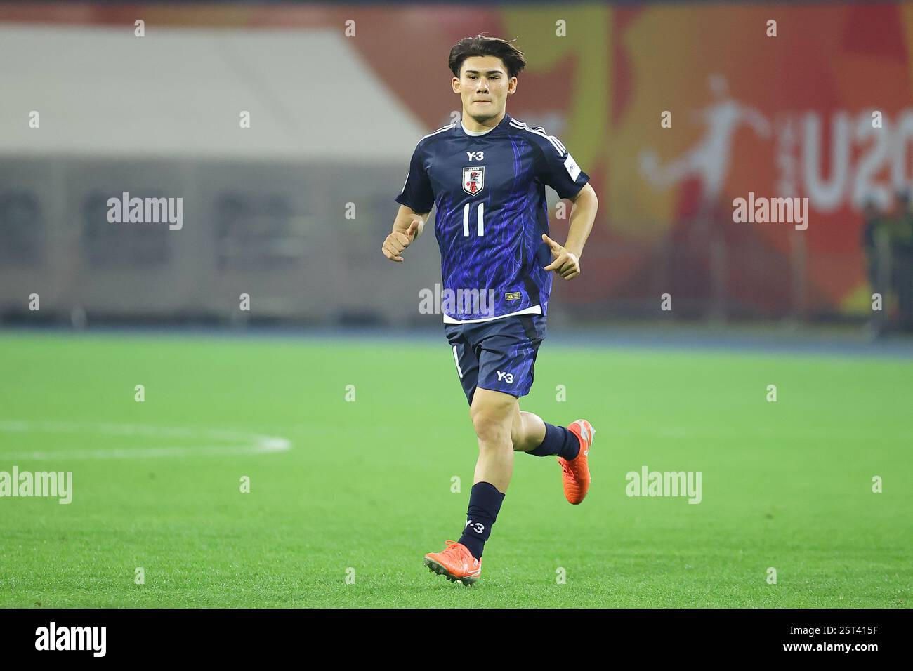 Shenzhen, China. 14th Feb, 2025. Japan's Aren Inoue during the AFC U20 ...