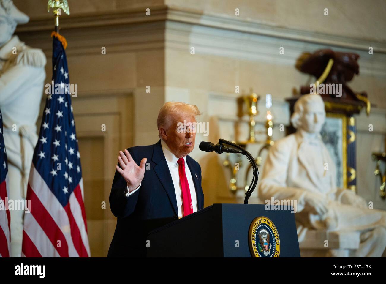 WASHINGTON DC, USA - 06 February 2025 - US President Donald Trump ...