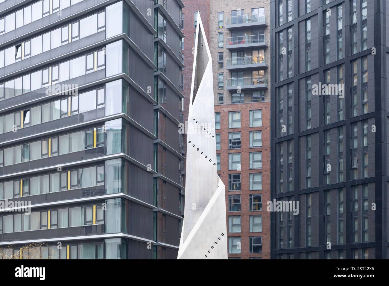 Manchester, uk, January 19th 2025 The modern buildings of Manchester ...