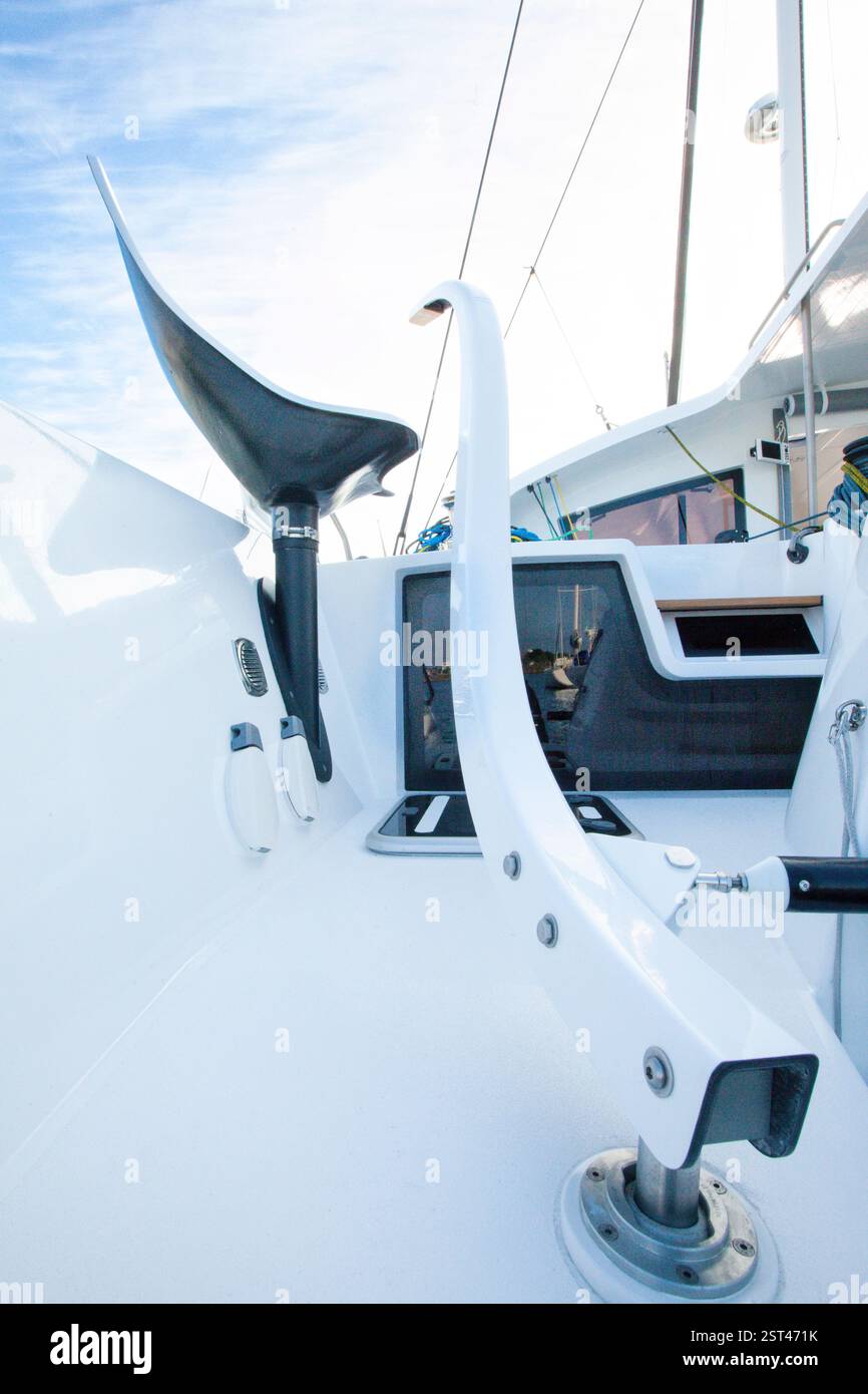 Fast and Confortable Cruising MultiHull Stock Photo - Alamy