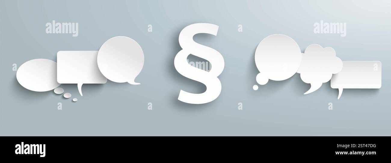 White Paragraph Communication Speech Bubbles White paper speech bubbles ...