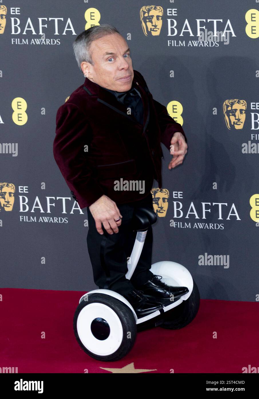 16 Feb 2025, London, England, UK - Warwick Davis attending the BAFTA ...