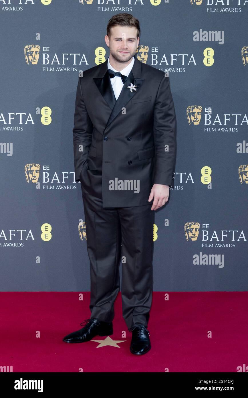 16 Feb 2025, London, England, UK - Leo Woodall attending the BAFTA Film ...