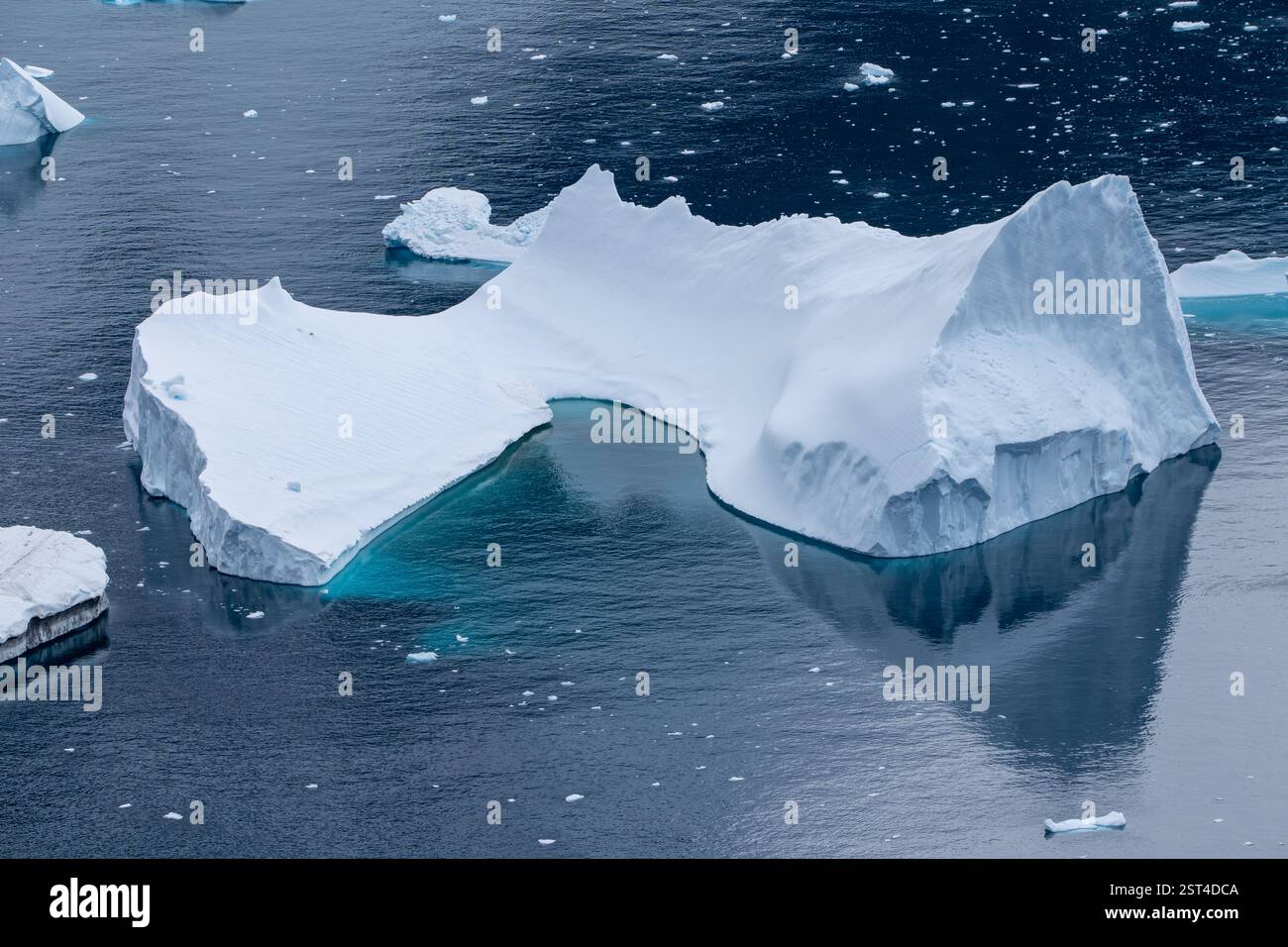 Glaciers and icebergs in Antarctica. Nature of Antarctica. Antar Stock ...