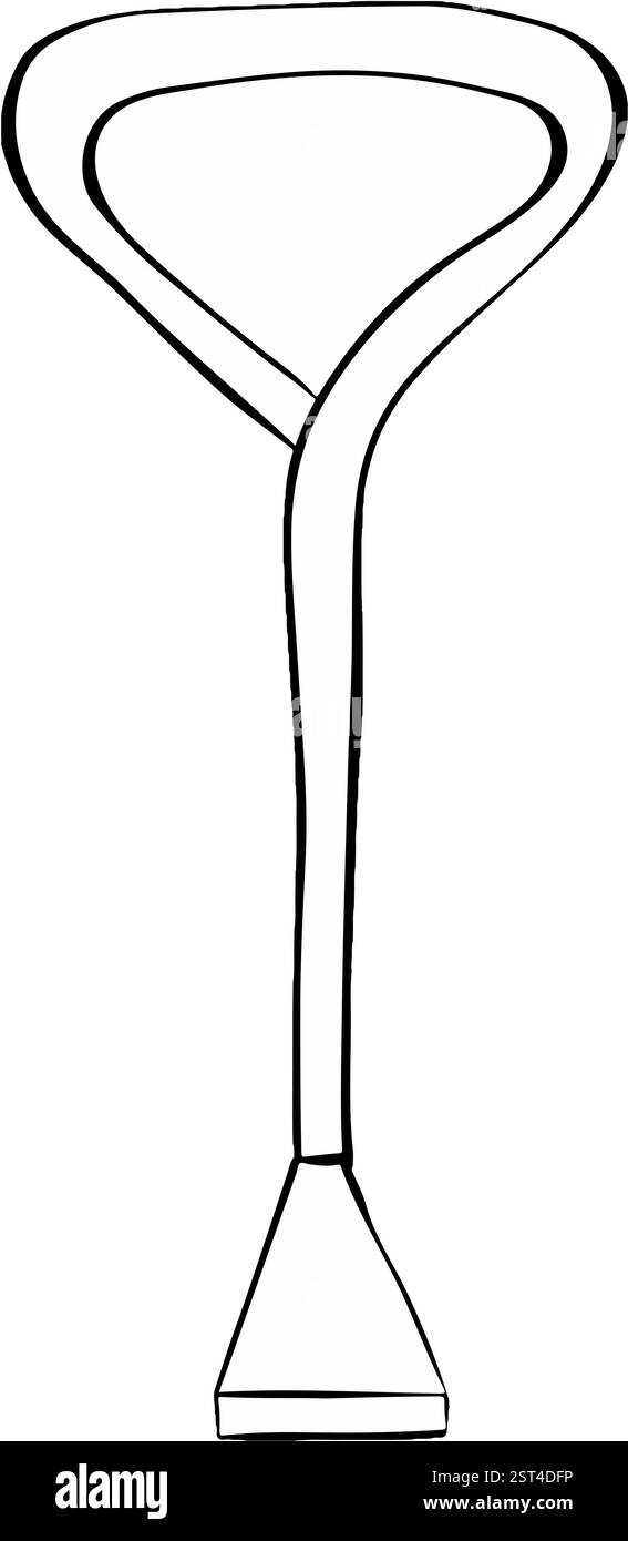 Paint can opener graphic line vector illustration. paint tool isolated ...