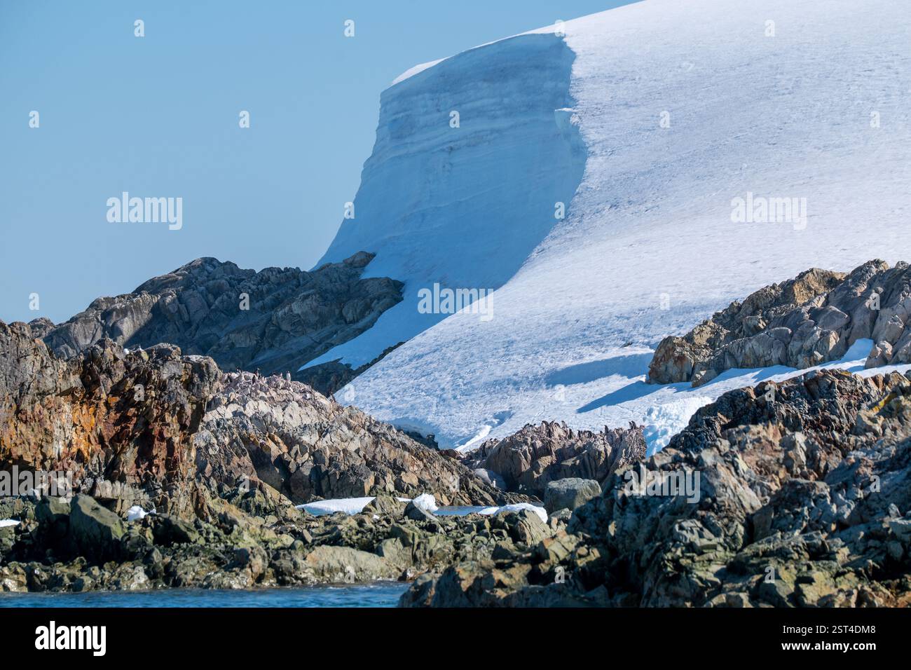 Glaciers and icebergs in Antarctica. Nature of Antarctica. Antar Stock ...
