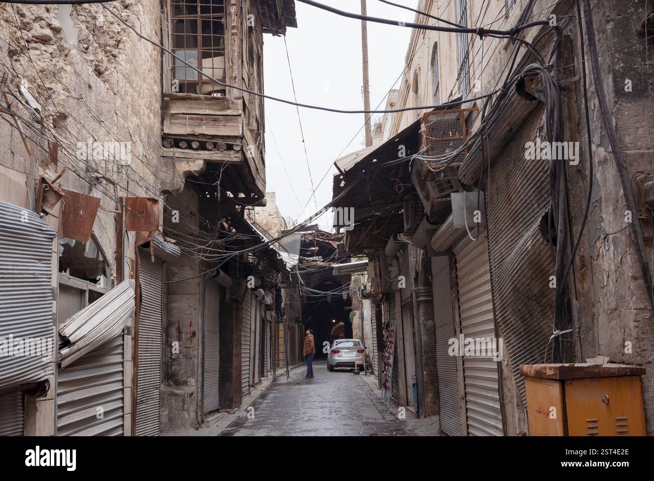 Aleppo, Syria–January 23 2025: Destroyed houses in Eastern Aleppo after ...