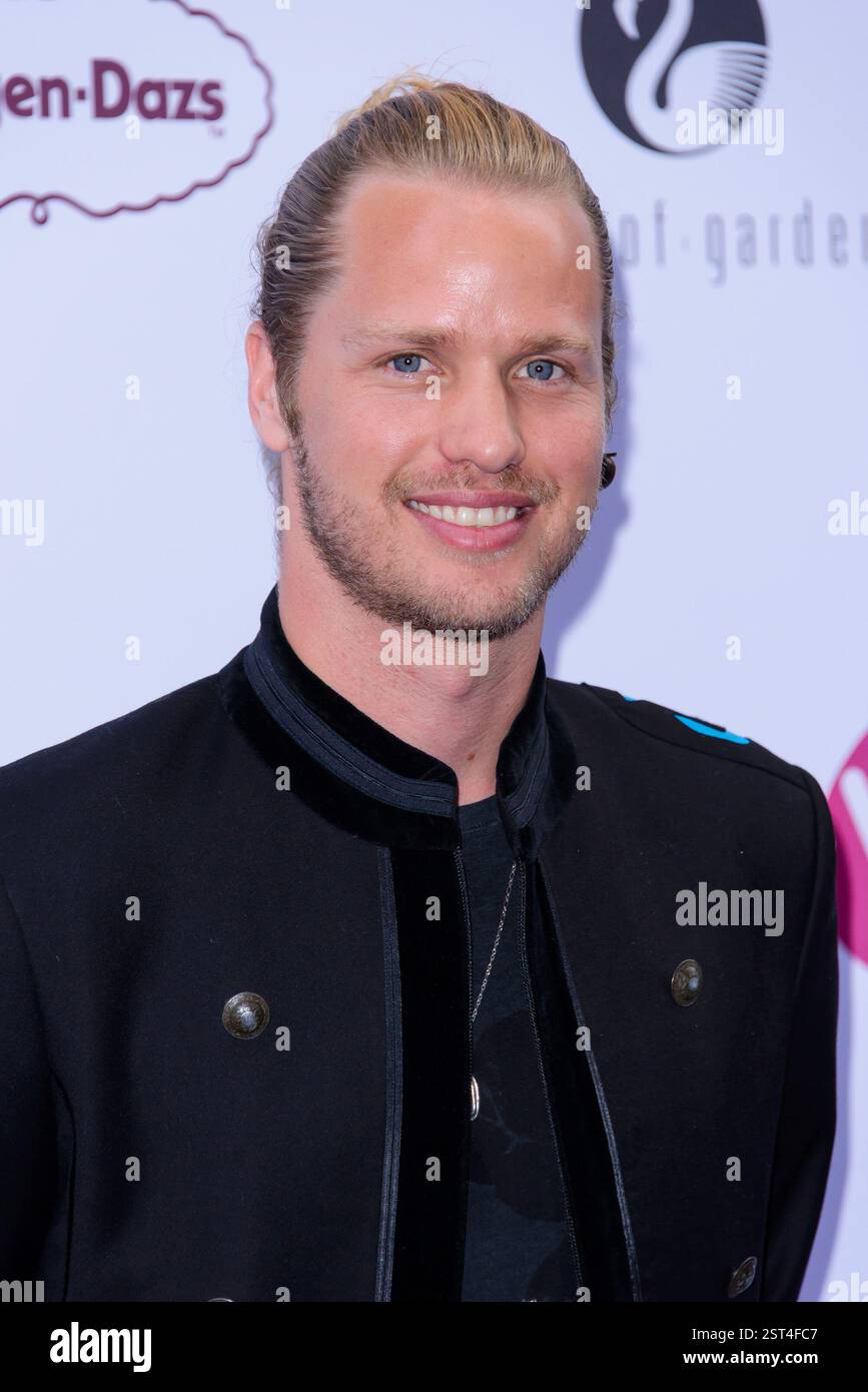 Sam Branson arrives at the WTA Pre-Wimbledon party on the 29th June at the Rooftop Gardens ...