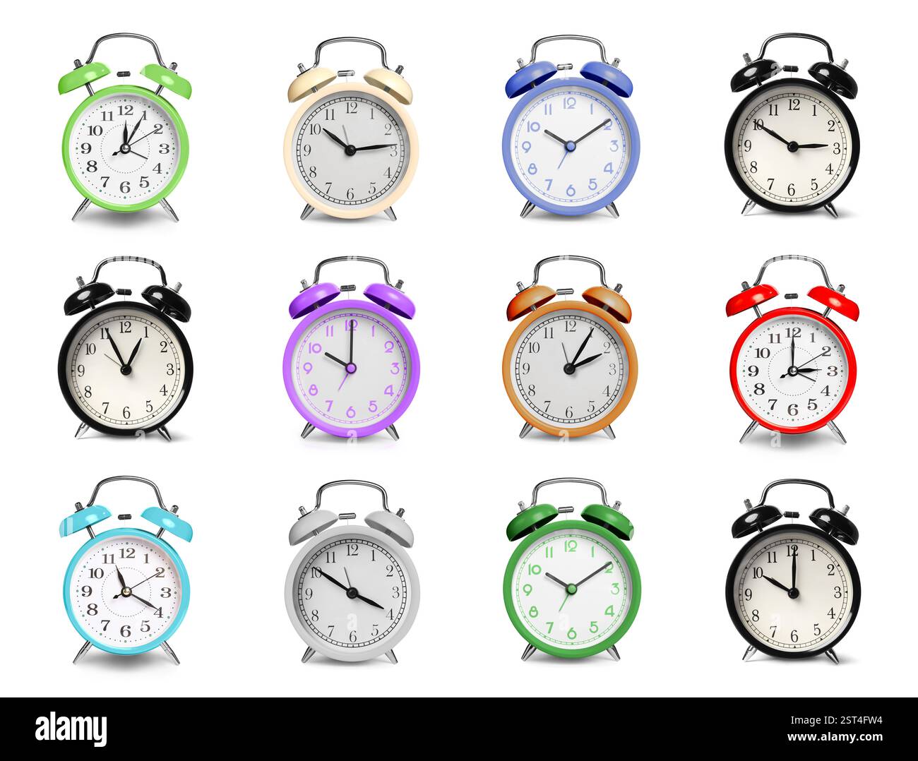 Different time on alarm hi-res stock photography and images - Alamy