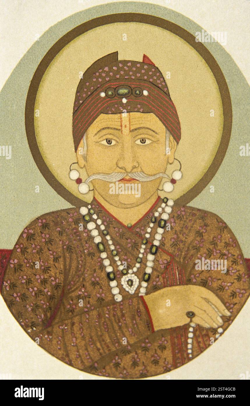 Mughal Emperor Akbar 1956 Stock Photo - Alamy