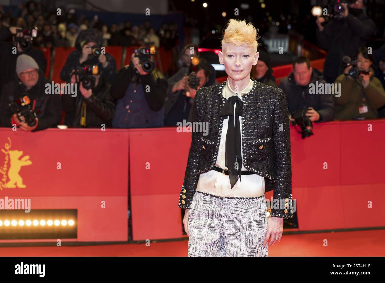 Tilda Swinton on the red carpet at the Special Gala of the film Mickey ...