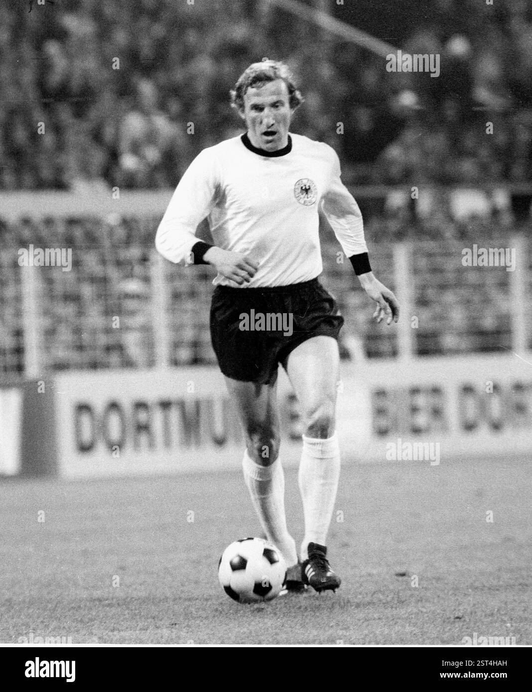 Football international match friendly Black and White Stock Photos ...