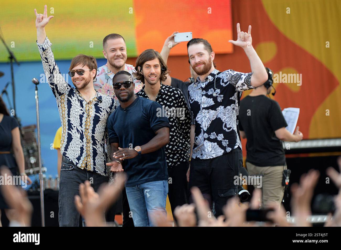 Ben McKee, Dan Reynolds, Wayne Sermon, Daniel Platzman of Imagine ...