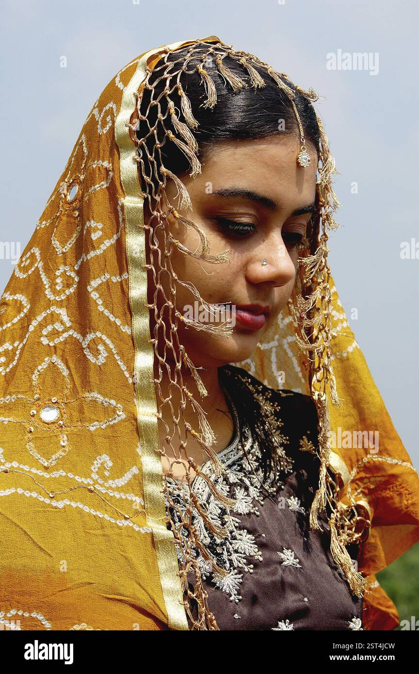 South Asian Indian Woman Nisha In Traditional Look Model released Stock ...
