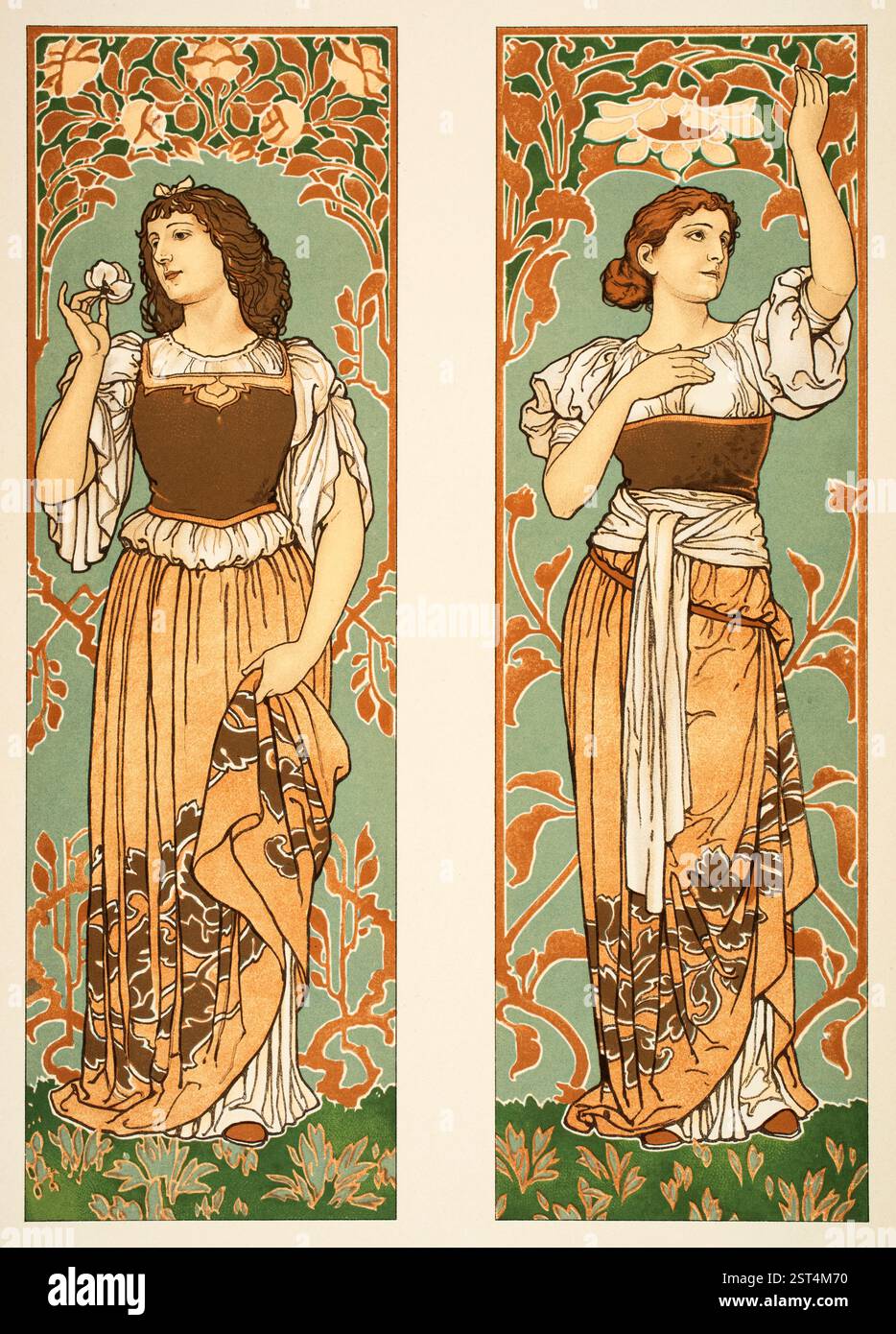 Women cothes illustration hi-res stock photography and images - Alamy