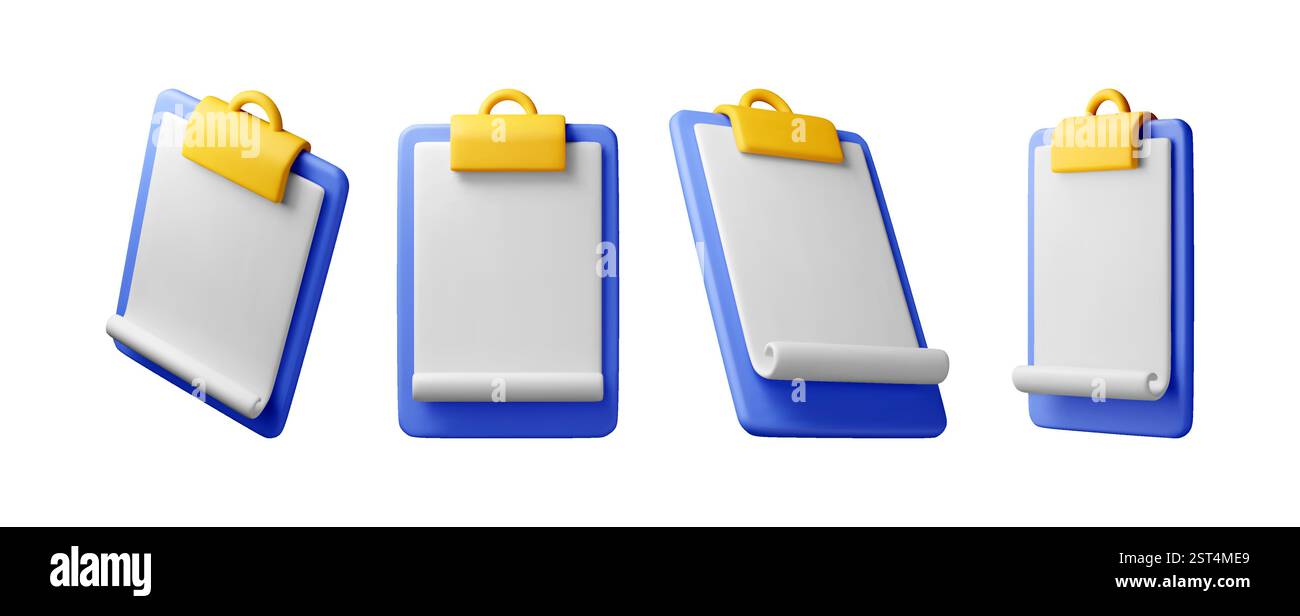 Top view blank clipboard Stock Vector Images - Alamy