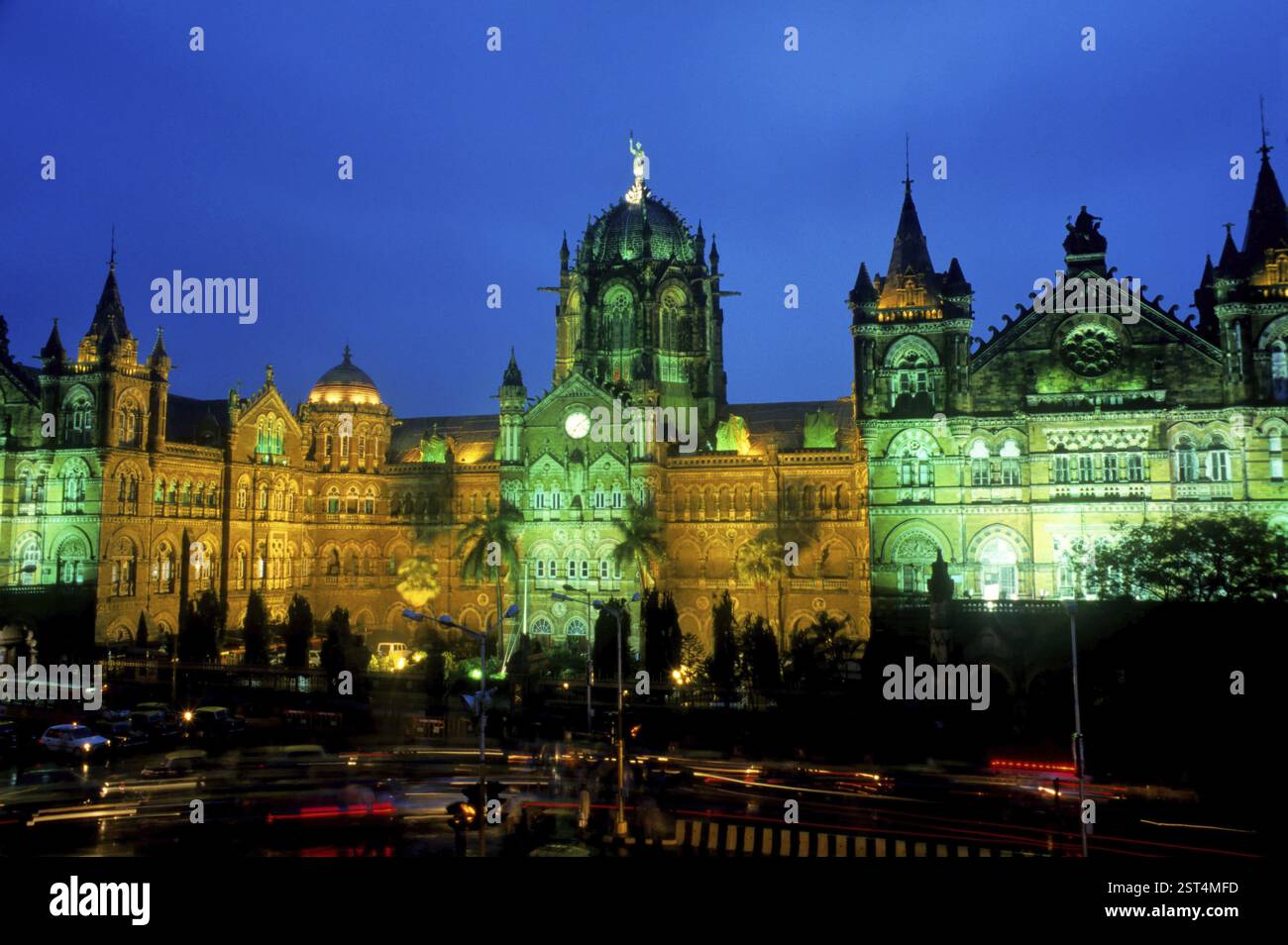 Illuminated Victoria Terminus VT now at Chhatrapati Shivaji Terminus ...