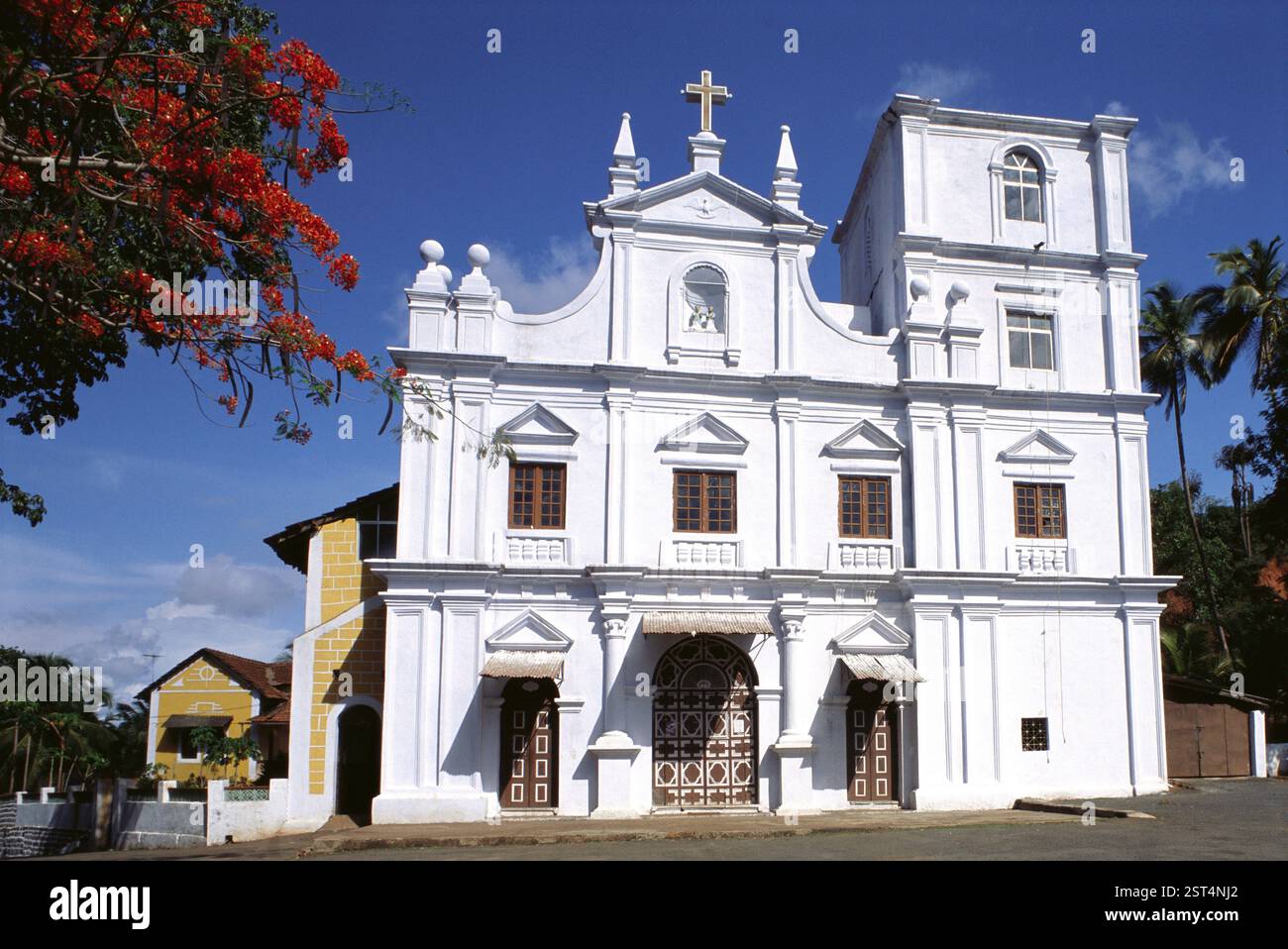 Cortalim church, Cortalim, Goa, India, Asia Stock Photo - Alamy