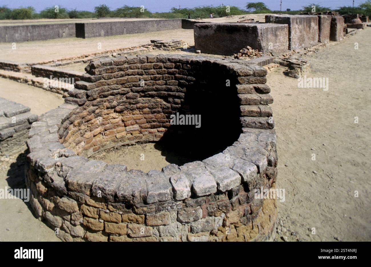 Indus (Harappa) Civilization Period - 2300 to 1700 B.C., Lothal, Gujarat, India, Asia Stock ...